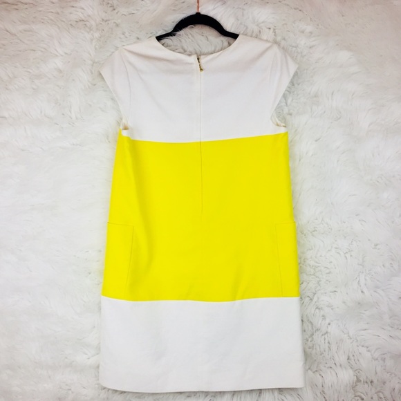 kate spade | Dresses | Kate Spade Yellow Hana Colorblock Shift Dress ...
